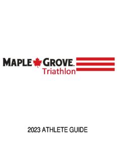 2023-Maple-Grove-Tri-Athlete-Guide - Maple Grove Triathlon